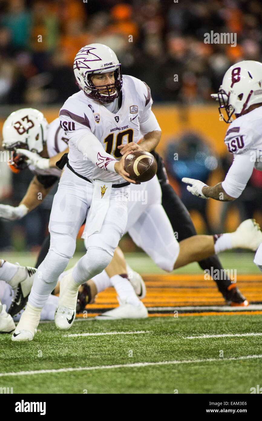 Corvallis, Oregon, USA. 15th Nov, 2014. Arizona State Sun Devils ...