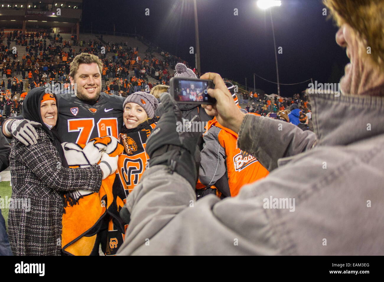 Corvallis, Oregon, USA. 16th Nov, 2014. There was celebrating with ...