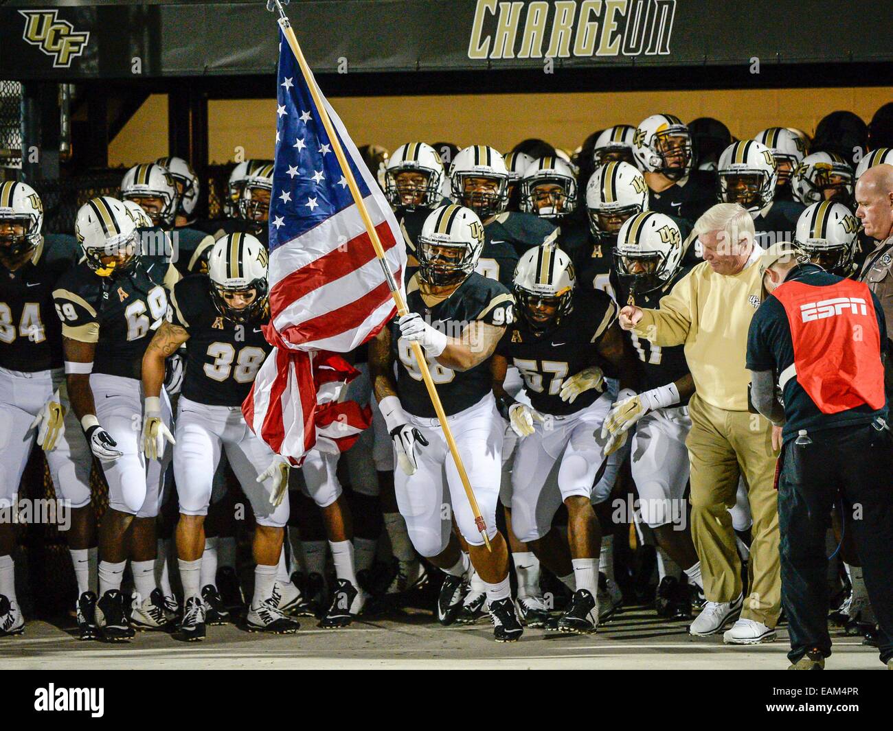 November 14, 2014 - Orlando, FL, U.S: UCF Knights defensive lineman Rob ...
