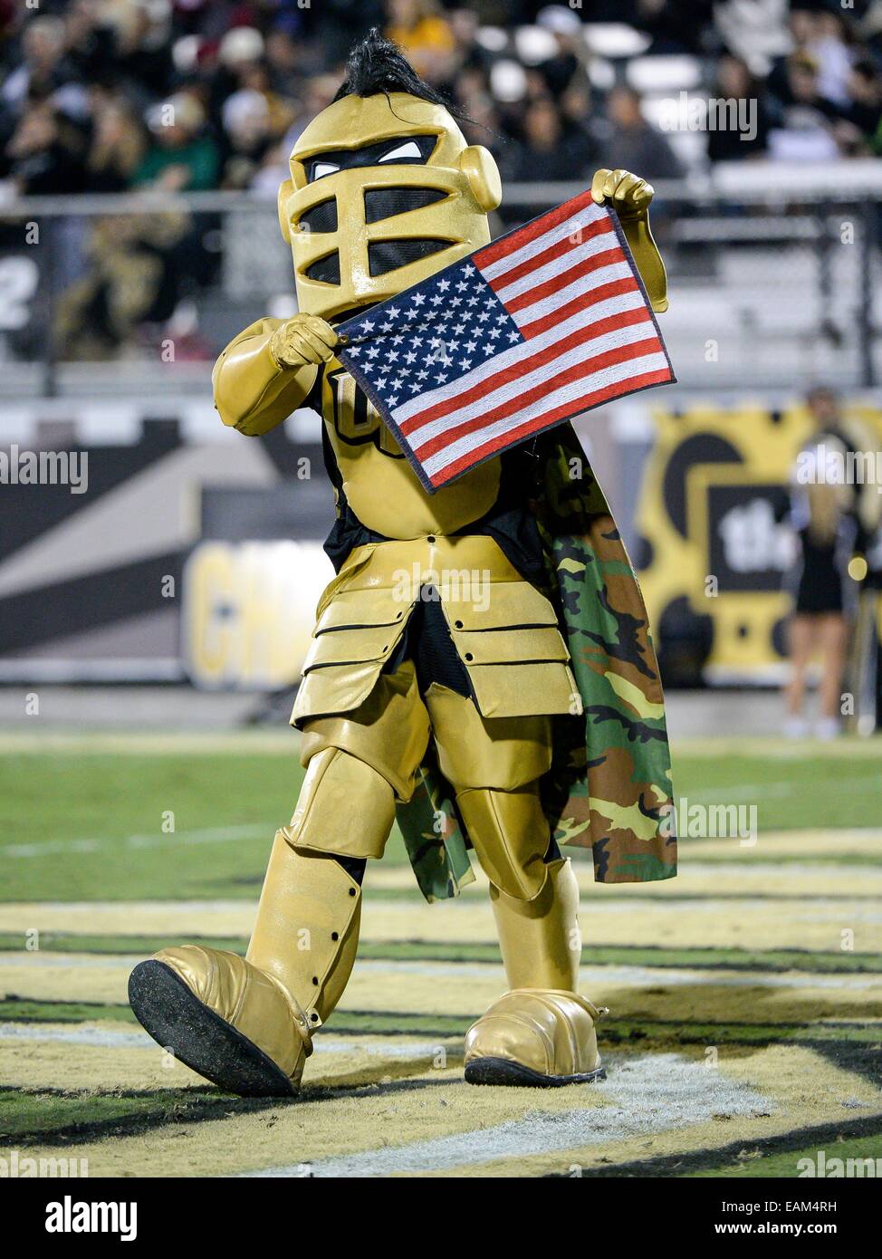 November 14, 2014 - Orlando, FL, U.S: UCF Mascot Knightro during 1st ...