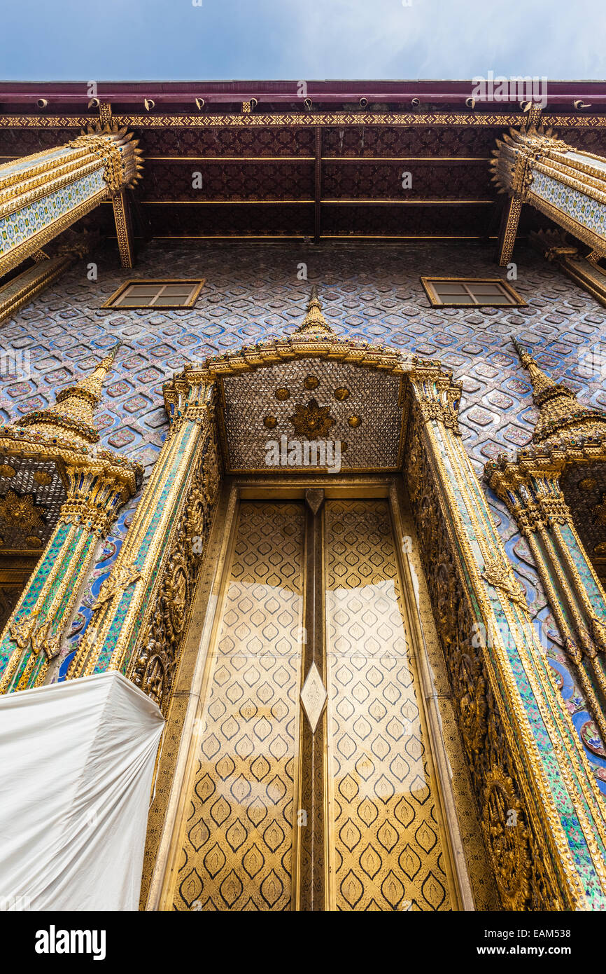 The ubosot (ordination hall) housing the Emerald Buddha is actually the ...