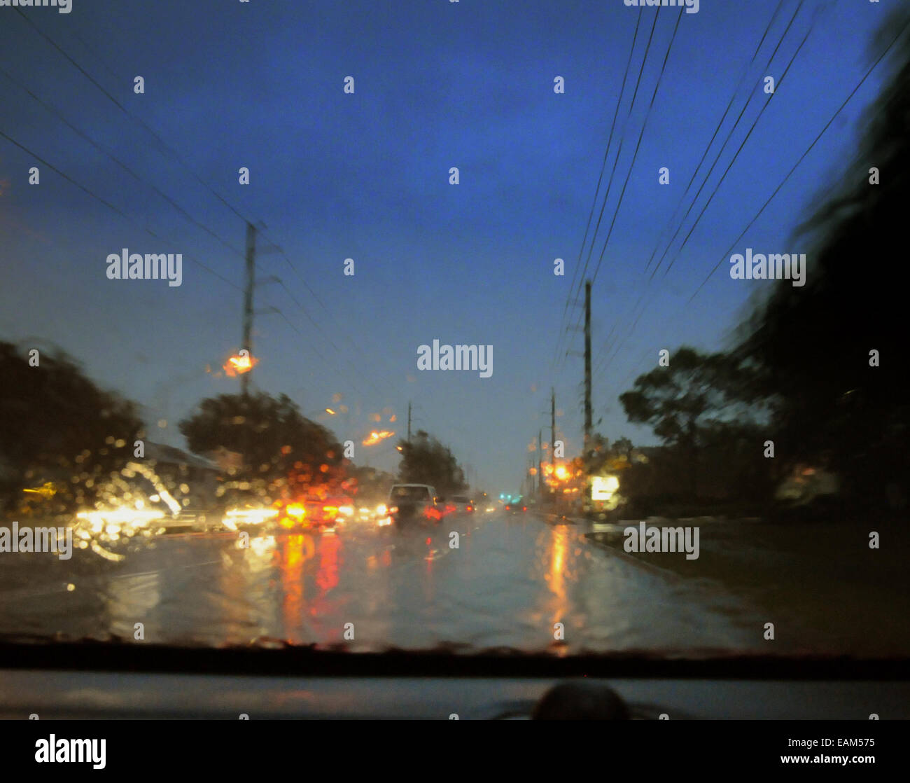 Driving rain hi-res stock photography and images - Alamy