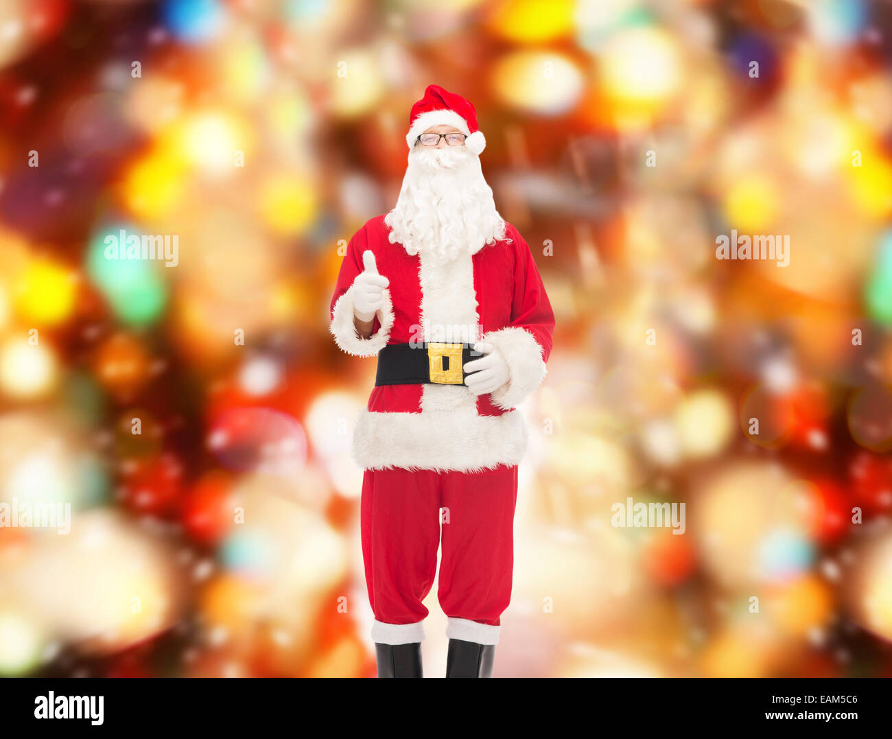 man in costume of santa claus Stock Photo - Alamy