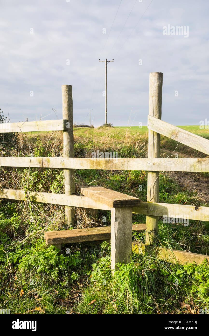 Wooden stiles hi-res stock photography and images - Alamy
