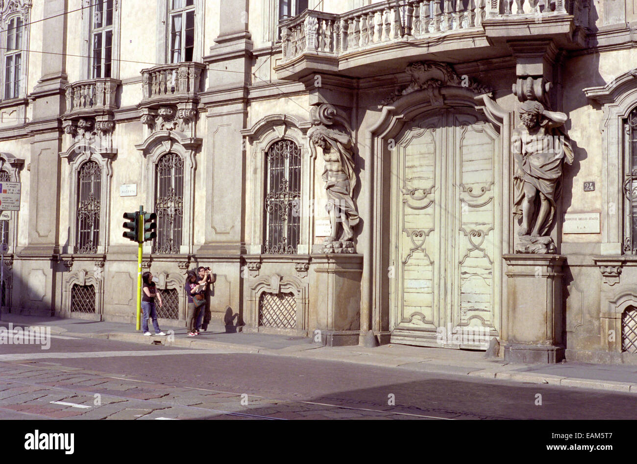 Italy, Lombardy, Milan, Corso Magenta, Palazzo Litta Palace Stock Photo ...