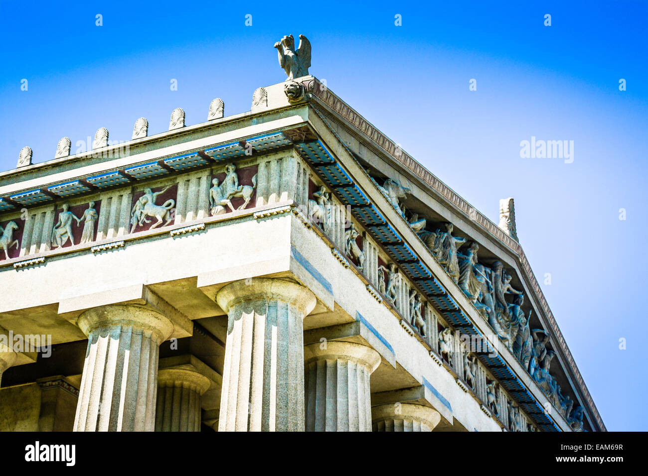 The Parthenon in Nashville, TN, is a full scale replica of the original ...
