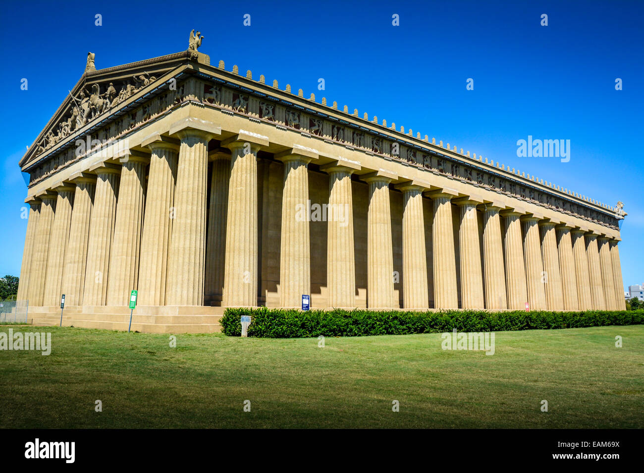 The Parthenon in Nashville, TN, is a full scale replica of the original ...