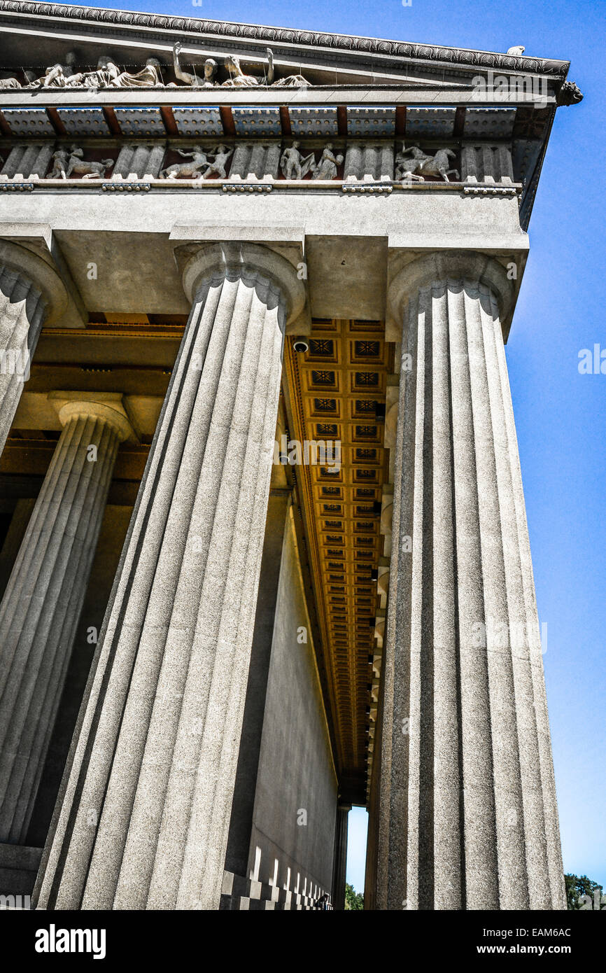 The Parthenon in Nashville, TN, is a full scale replica of the original Parthenon in Athens ...