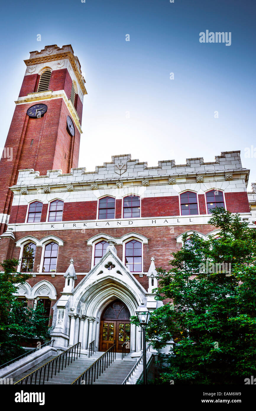 The entrance to the historical and impressive Kirkland Hall at ...