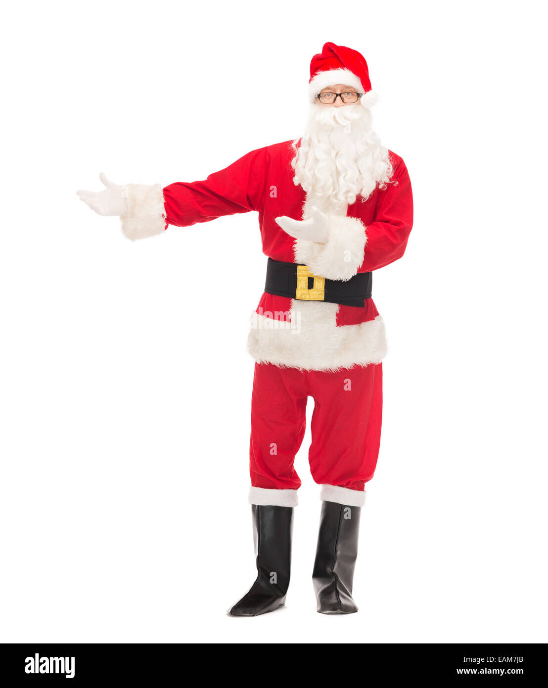 man in costume of santa claus Stock Photo - Alamy