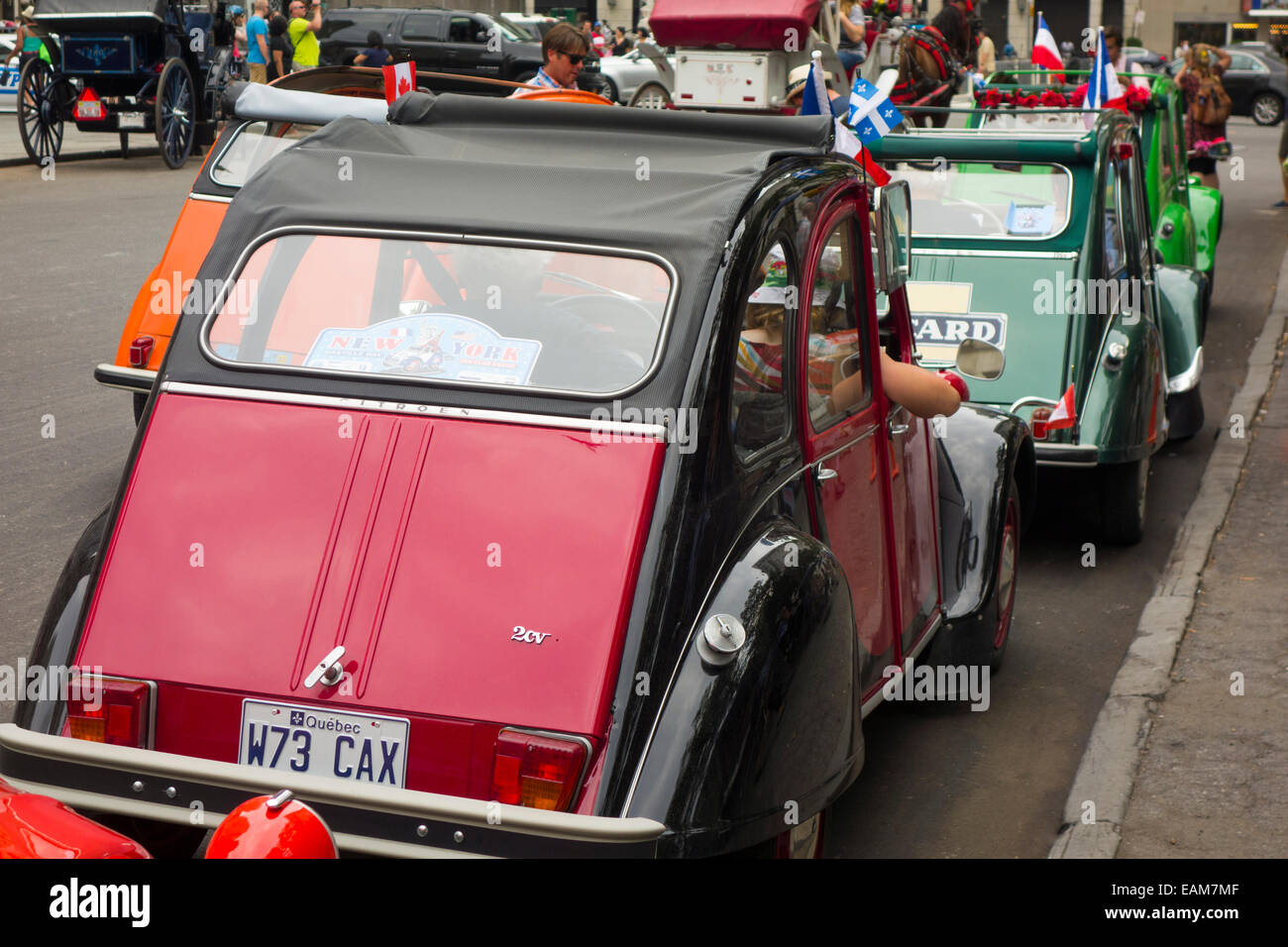 Citroen car show at the Bastille day parade in NYC Stock Photo - Alamy