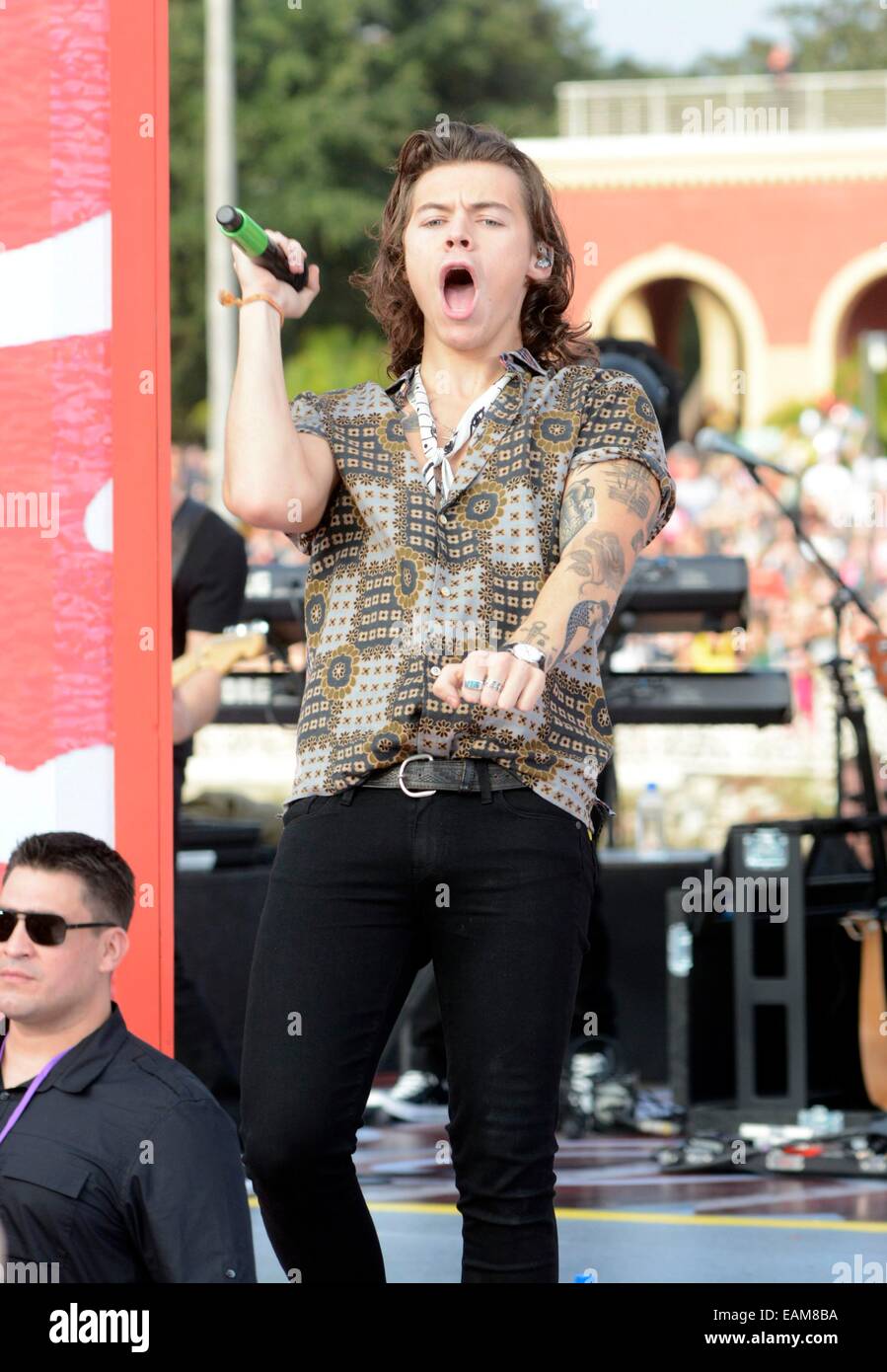 Orlando, FL, USA. 17th Nov, 2014. Harry Styles on stage for NBC TODAY ...
