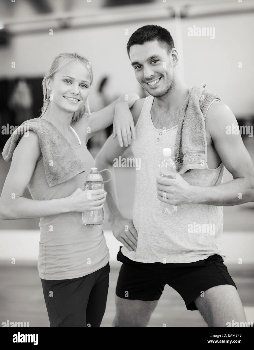 Sweating woman train hi-res stock photography and images - Alamy
