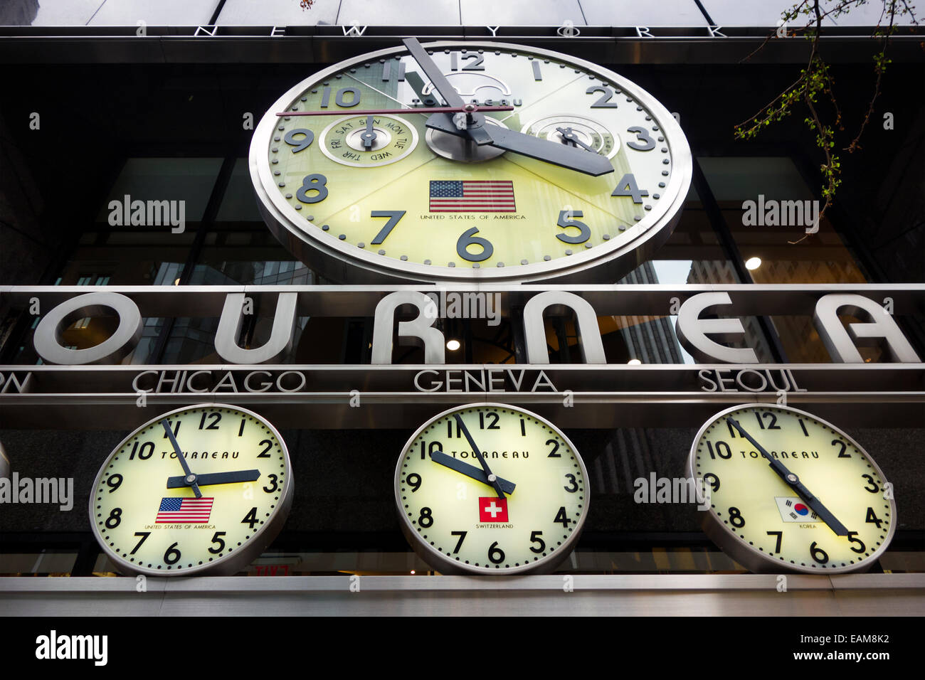 Tourneau watch store in New York City Stock Photo - Alamy