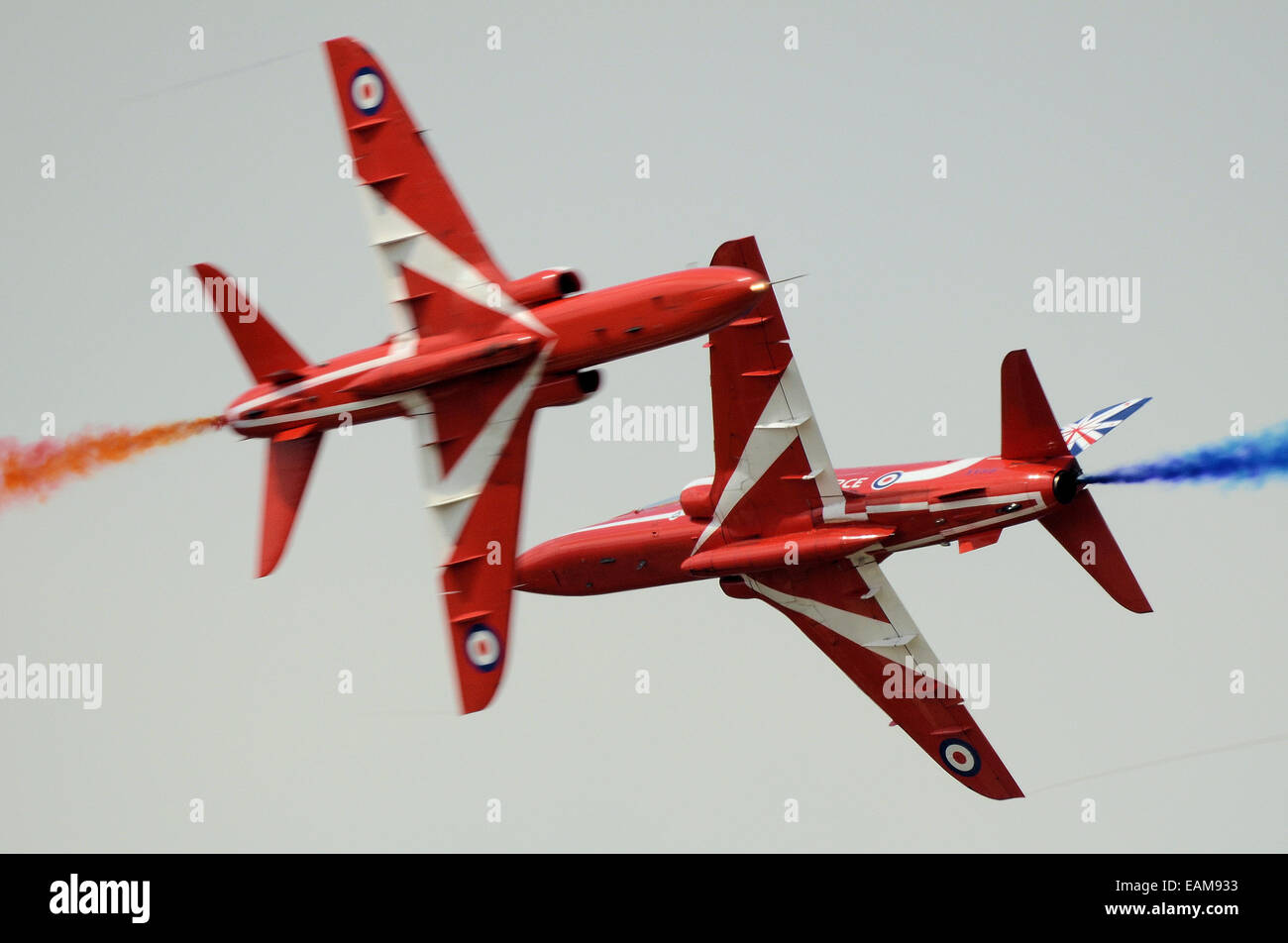 The Red Arrows, officially known as the Royal Air Force Aerobatic Team ...