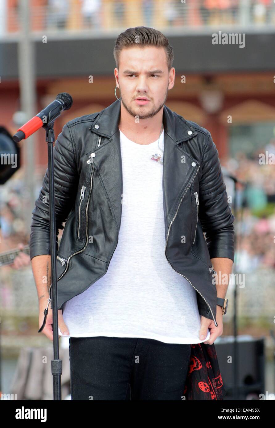 Orlando, FL, USA. 17th Nov, 2014. Liam Payne on stage for NBC TODAY ...