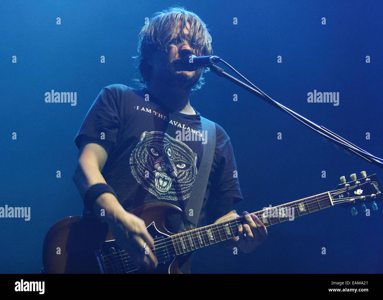Manchester, UK. 17th November, 2014. American rock band Bayside perform ...