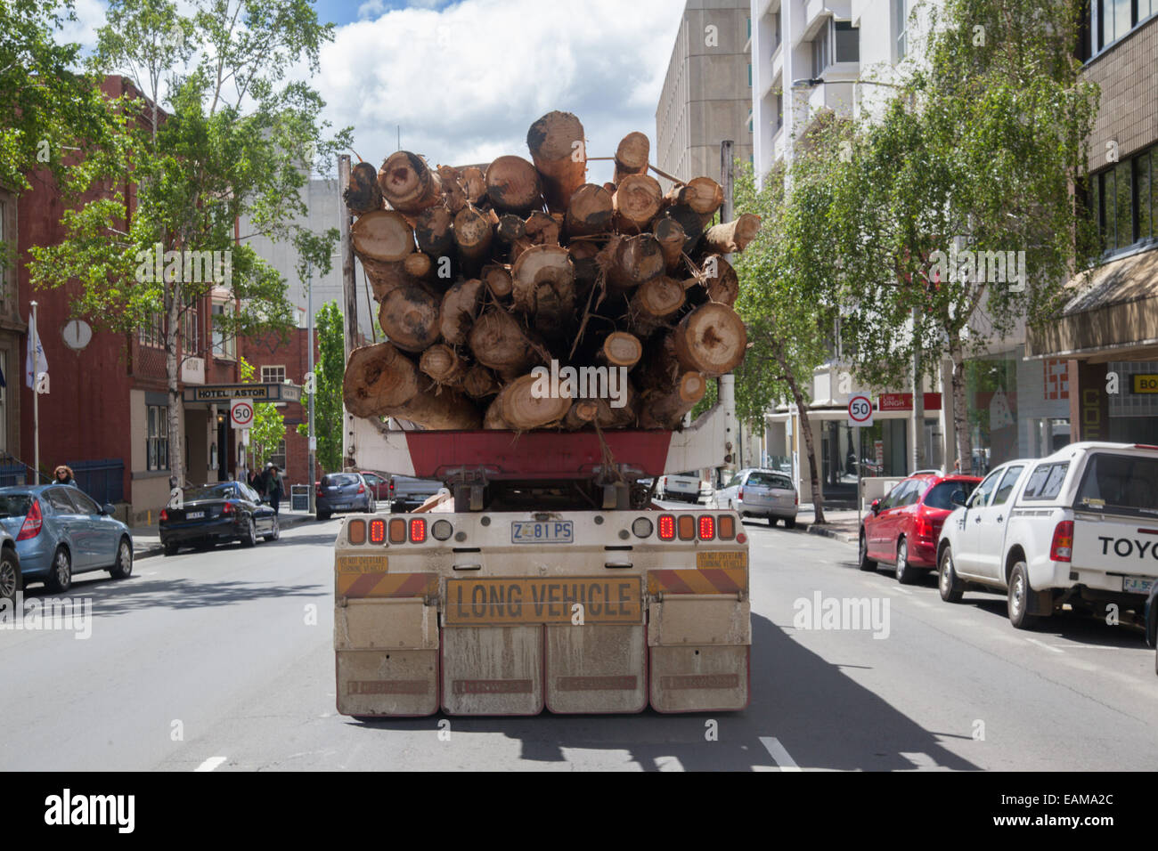 Forestry timber truck hi-res stock photography and images - Alamy