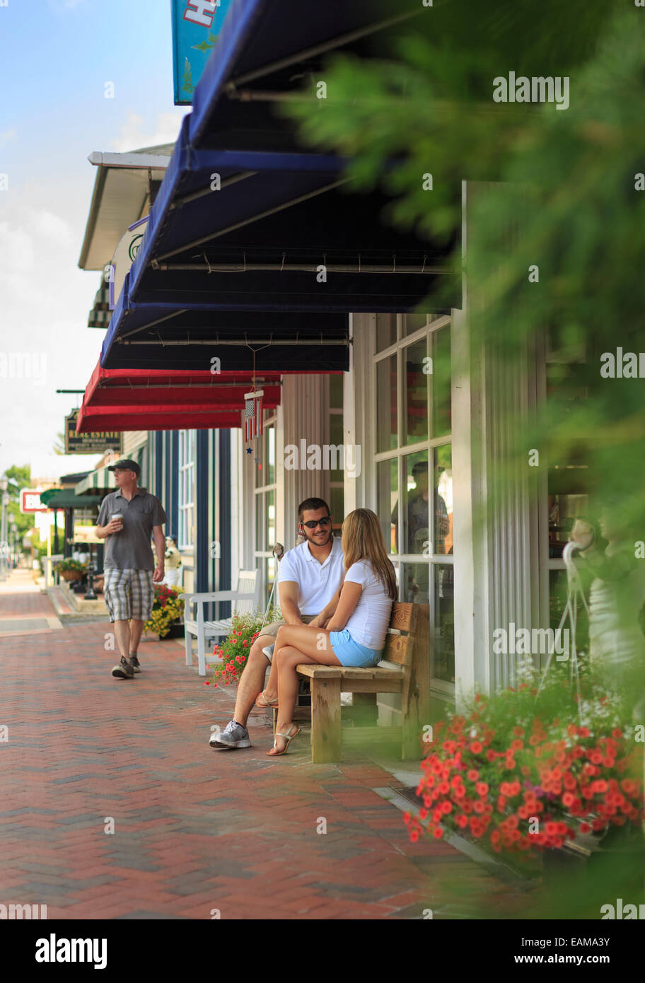 Downtown Hot Springs, Bath County, Virginia, USA home of the historic ...
