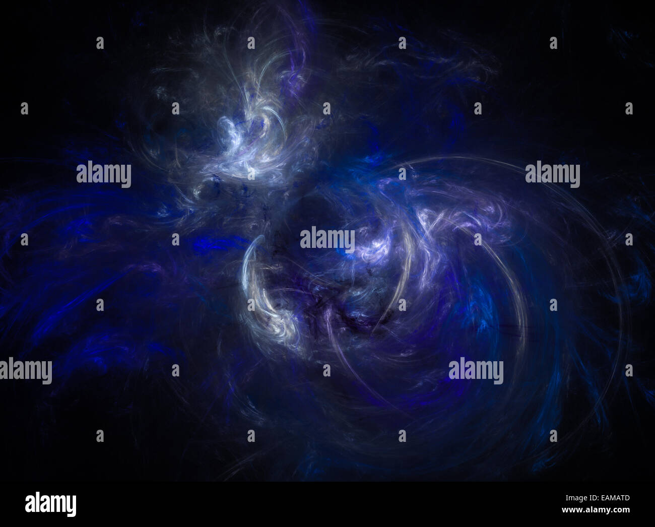a fractal flame render resembling a strange space anomaly Stock Photo ...
