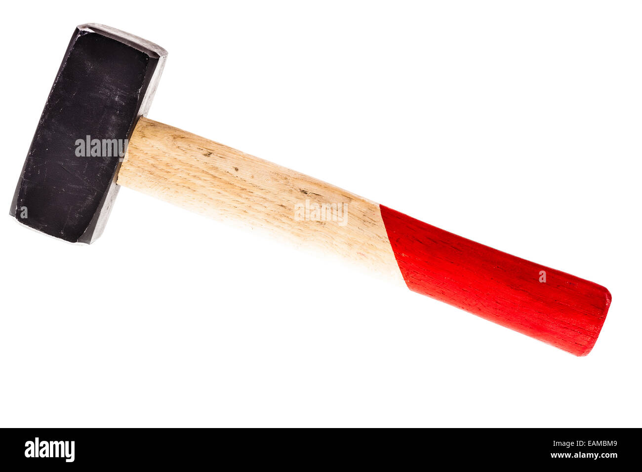 a steel mallet isolated over a white background Stock Photo - Alamy