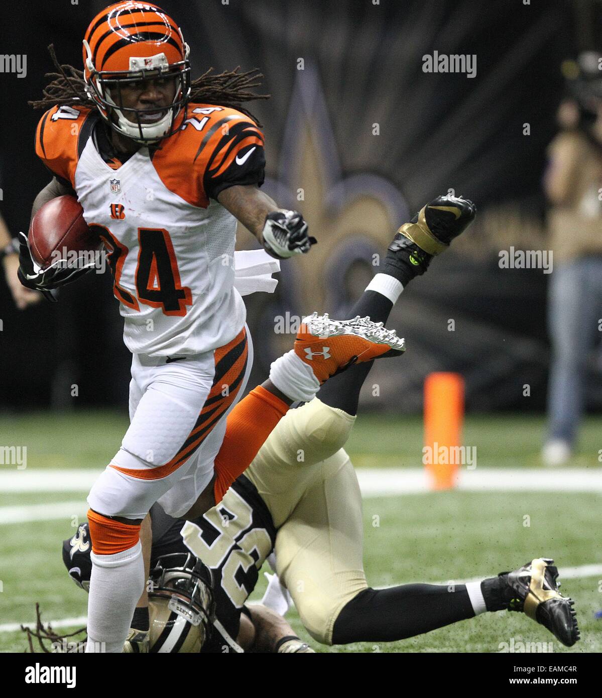 New Orleans, LOUISIANA, USA. 16th Nov, 2014. Cincinnati Bengals corner ...