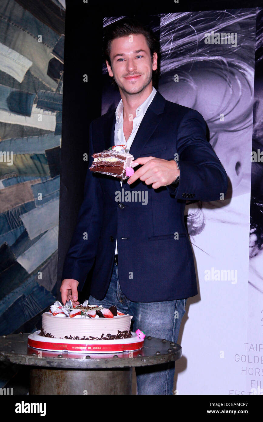Gaspard Ulliel attends the golden horse award and promote his new movie ...