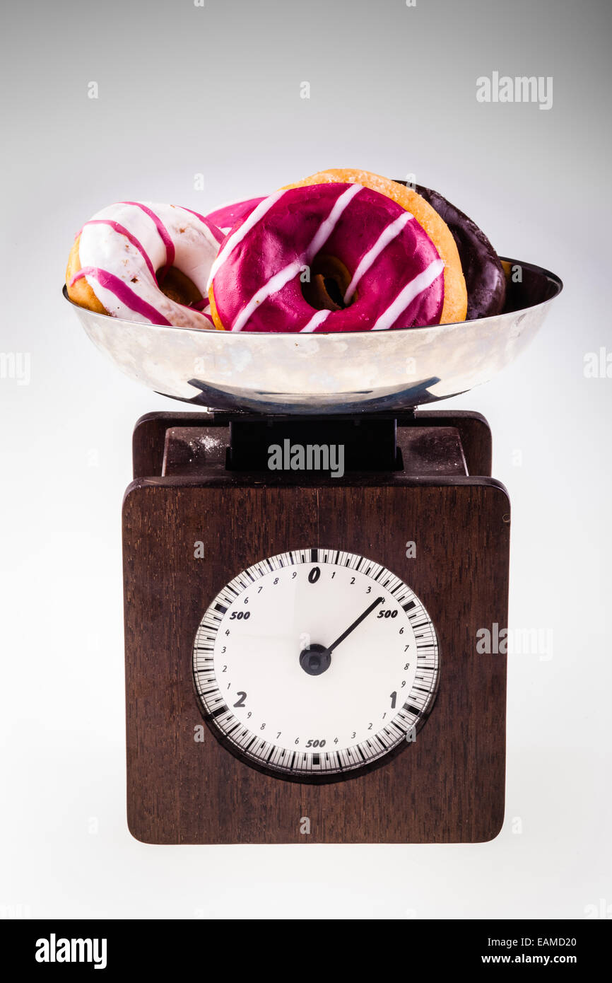 Weighing scale chocolate hi-res stock photography and images - Alamy