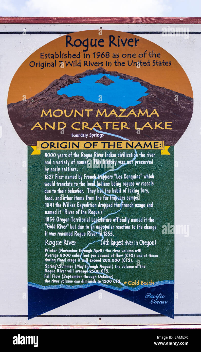 Educational signage river sign hi-res stock photography and images - Alamy