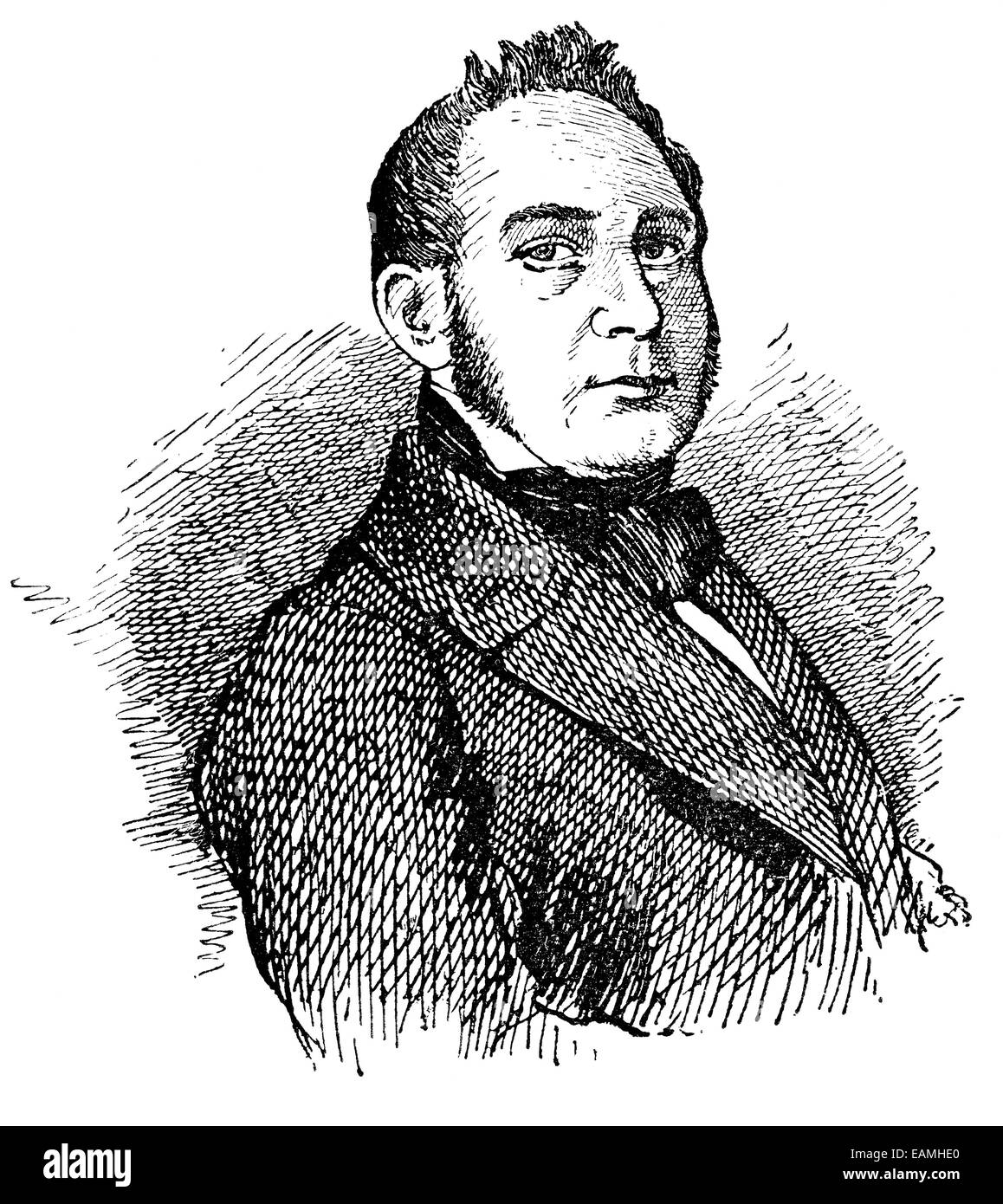 Portrait of a German jurist and distinguished liberal politician of the ...