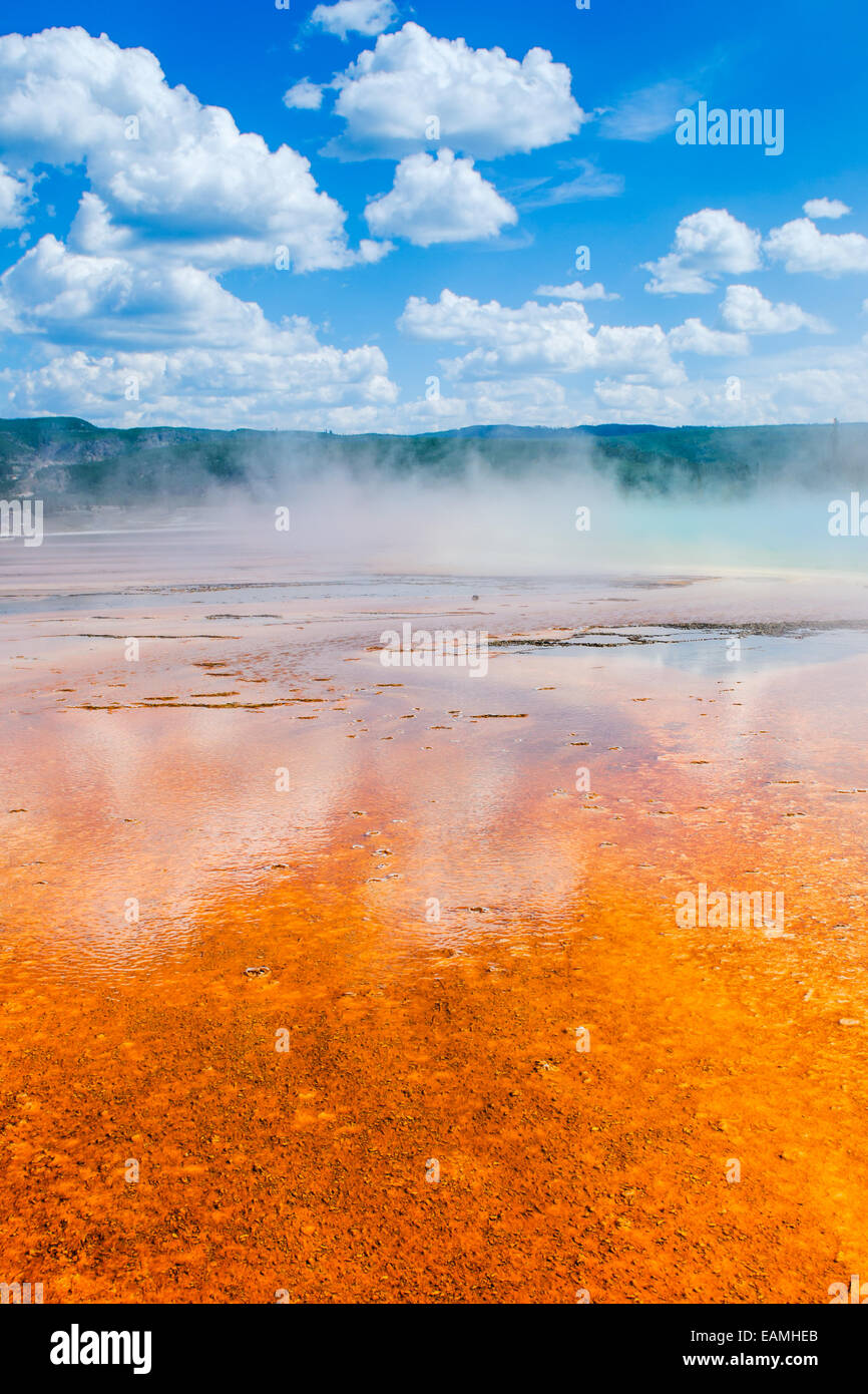 Scenic Landscapes of Geothermal activity of Yellowstone National Park ...