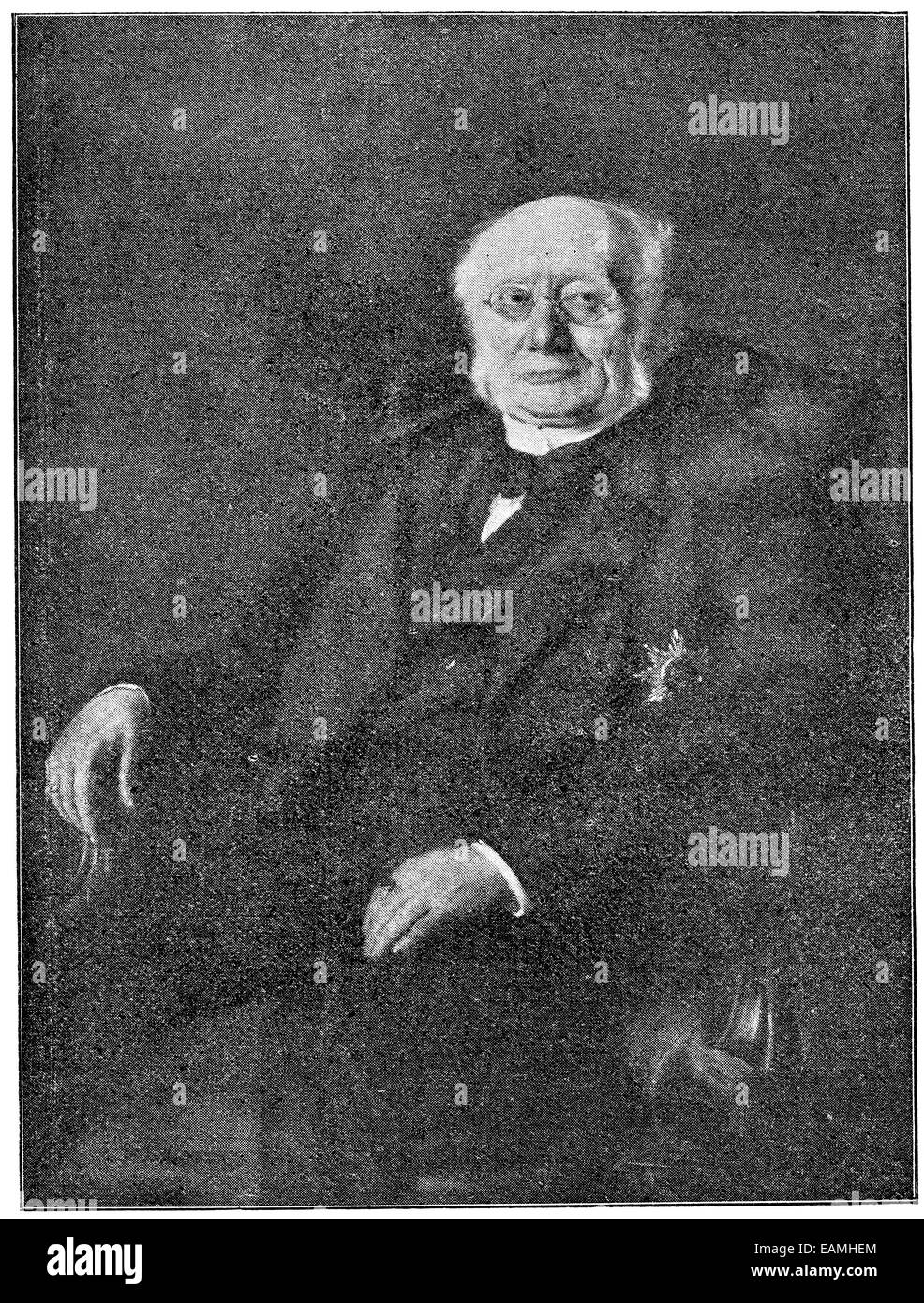 Portrait of a German politician and leader of the Catholic Centre Party ...