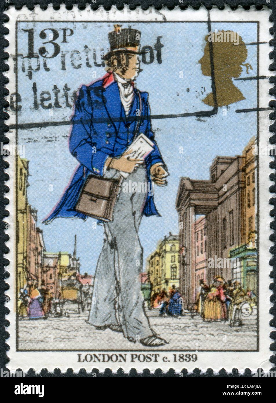 London postage stamp hi-res stock photography and images - Alamy