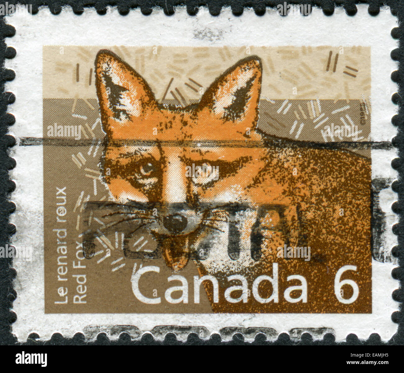 CANADA - CIRCA 1988: Postage stamp printed in Canada shows the mammal ...