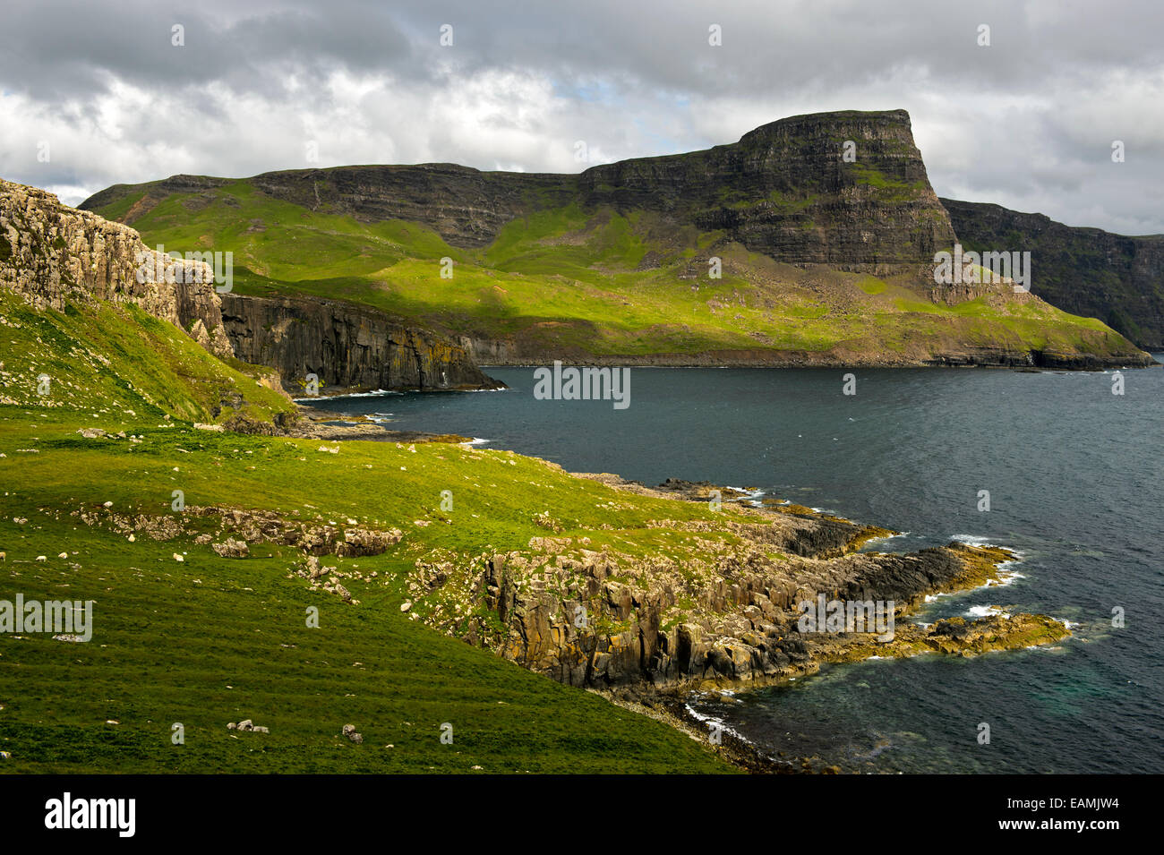 Coastal landscape on the Duirinish Peninsula, Isle of Skye, Inner ...