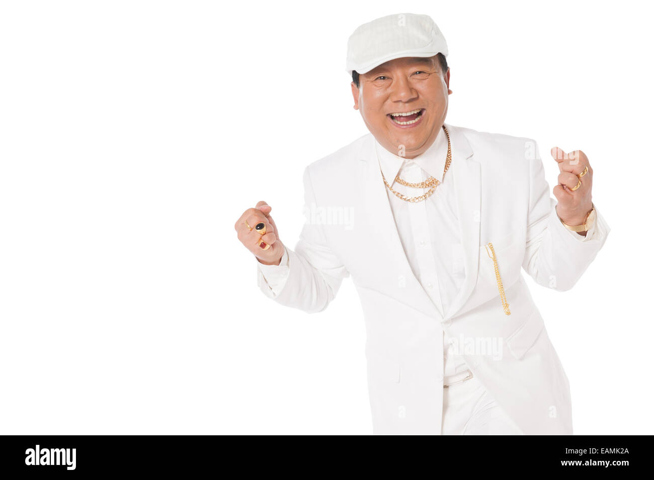 Successful man open arms hi-res stock photography and images - Alamy
