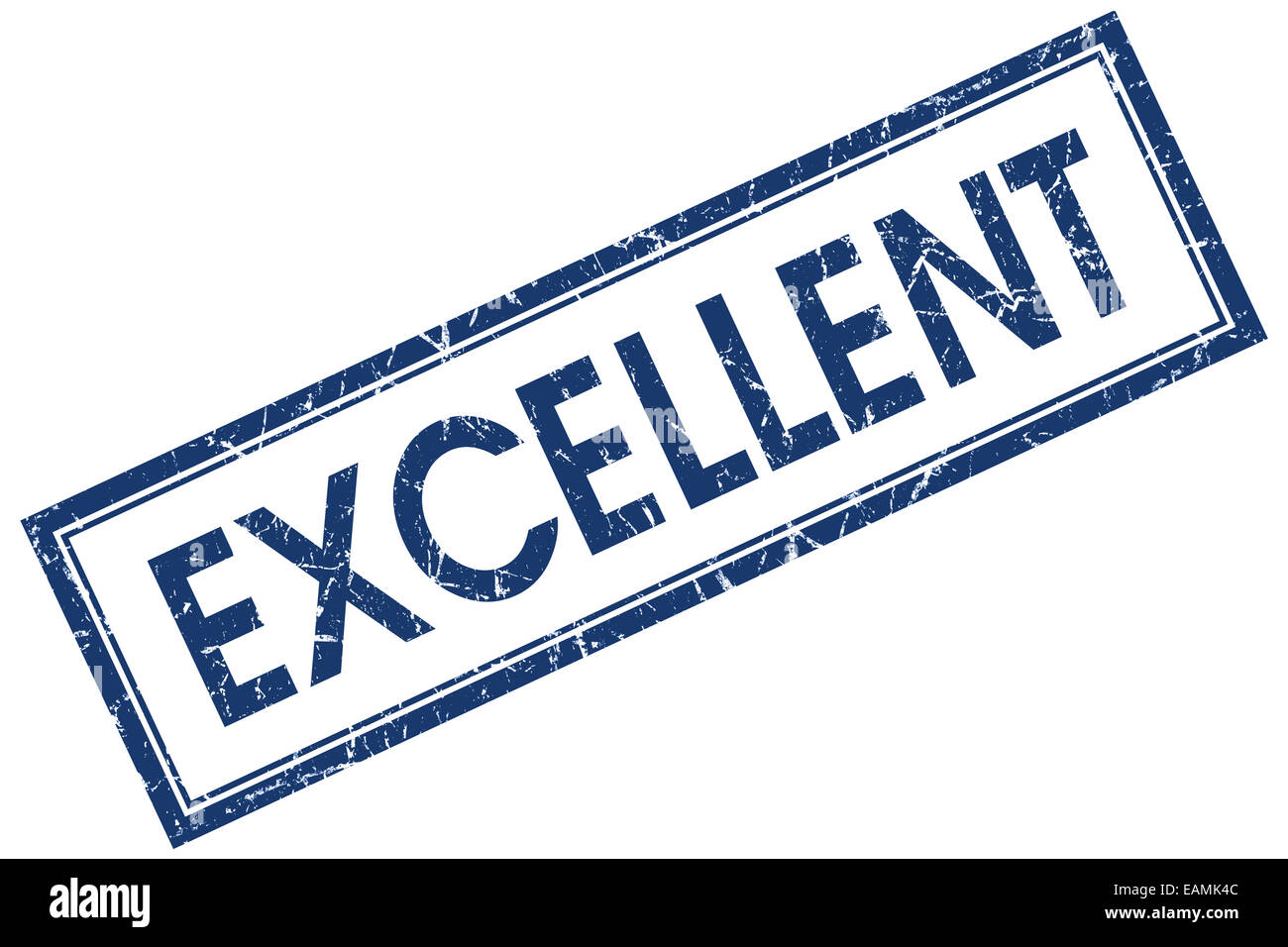 Excellent blue square grungy stamp isolated on white background Stock ...