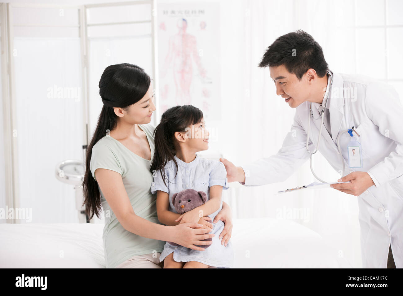 The doctor is asking the patient's condition Stock Photo - Alamy
