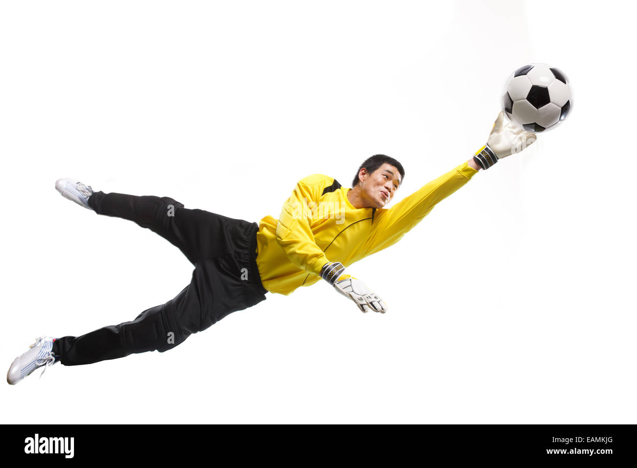 Full length training shooting football Cut Out Stock Images & Pictures ...