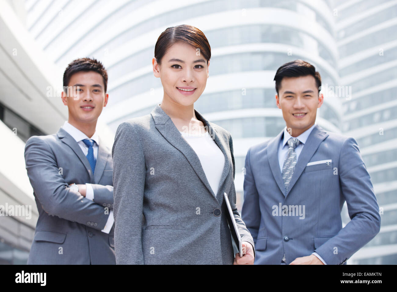 Partnership three people hi-res stock photography and images - Alamy