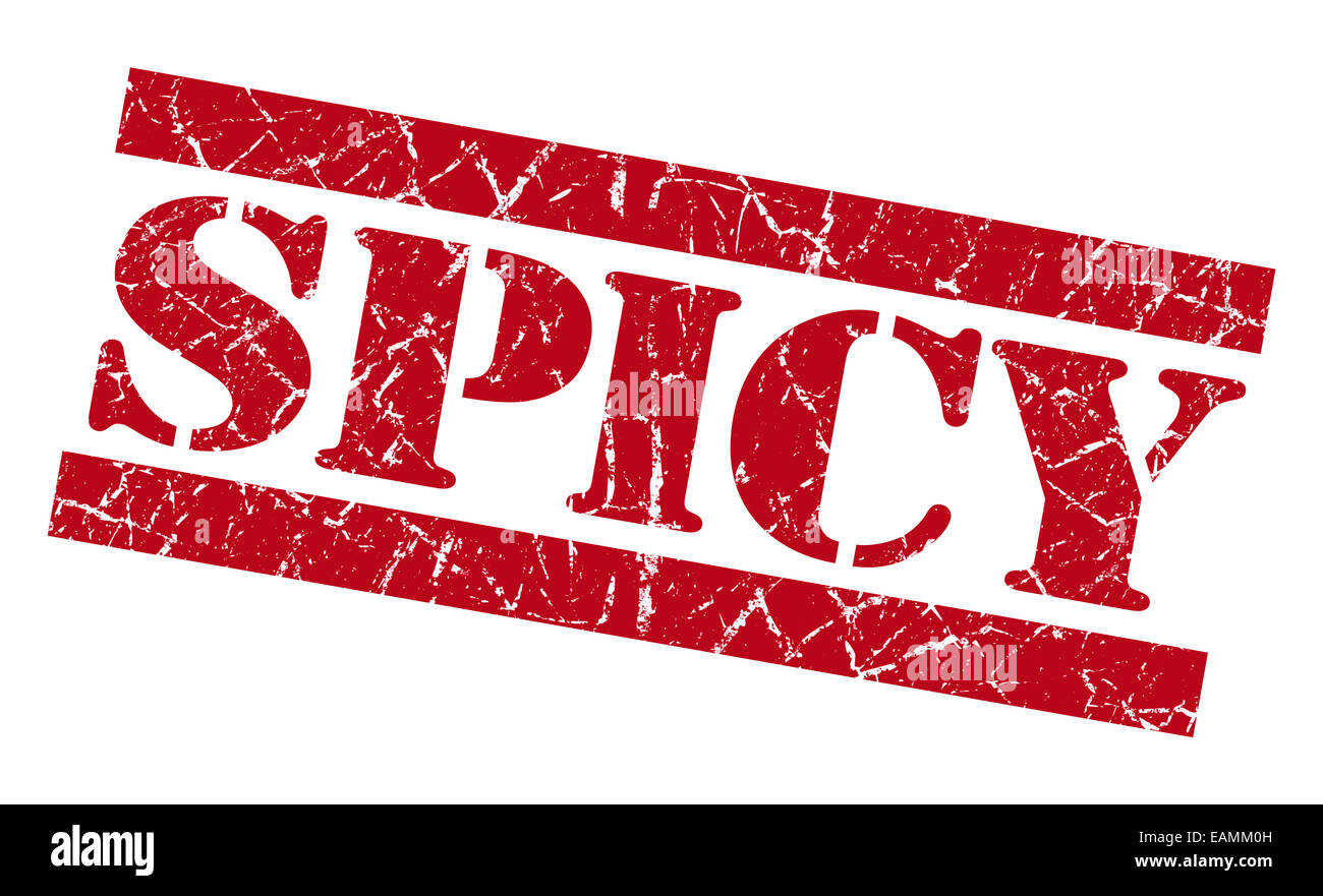 Spicy food sign warning Cut Out Stock Images & Pictures - Alamy