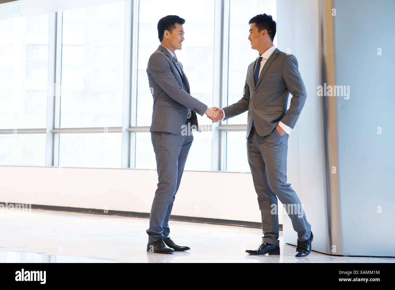 Two Business People Shaking Hands