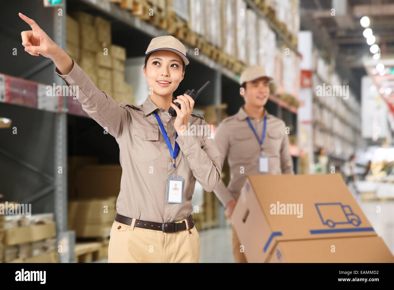 Logistics personnel hi-res stock photography and images - Alamy