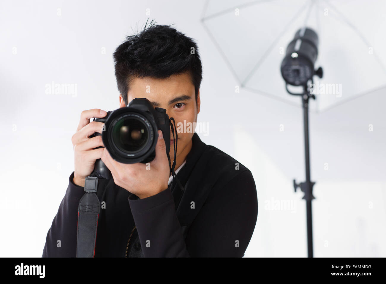 The photographer is taking photos Stock Photo - Alamy