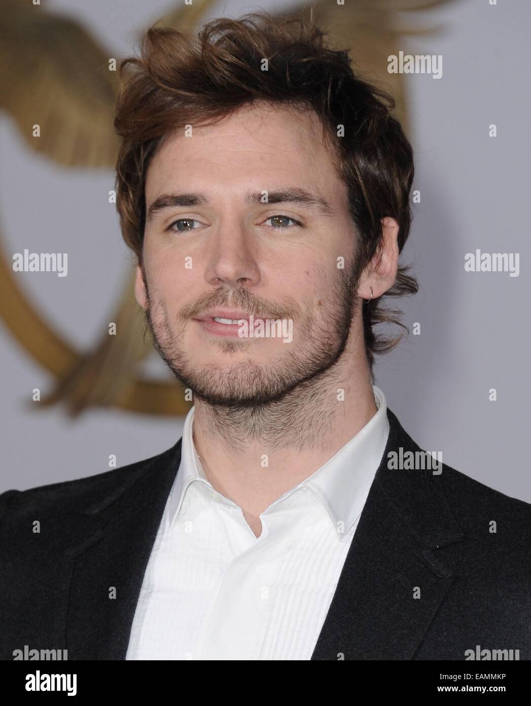 Los Angeles, CA, USA. 17th Nov, 2014. Sam Claflin at arrivals for THE ...