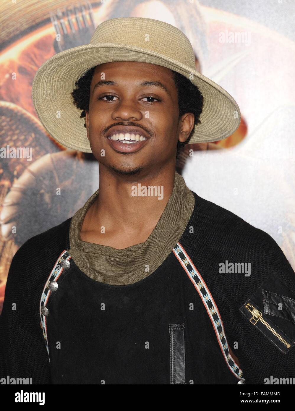 Los Angeles, CA, USA. 17th Nov, 2014. Raury at arrivals for THE HUNGER ...