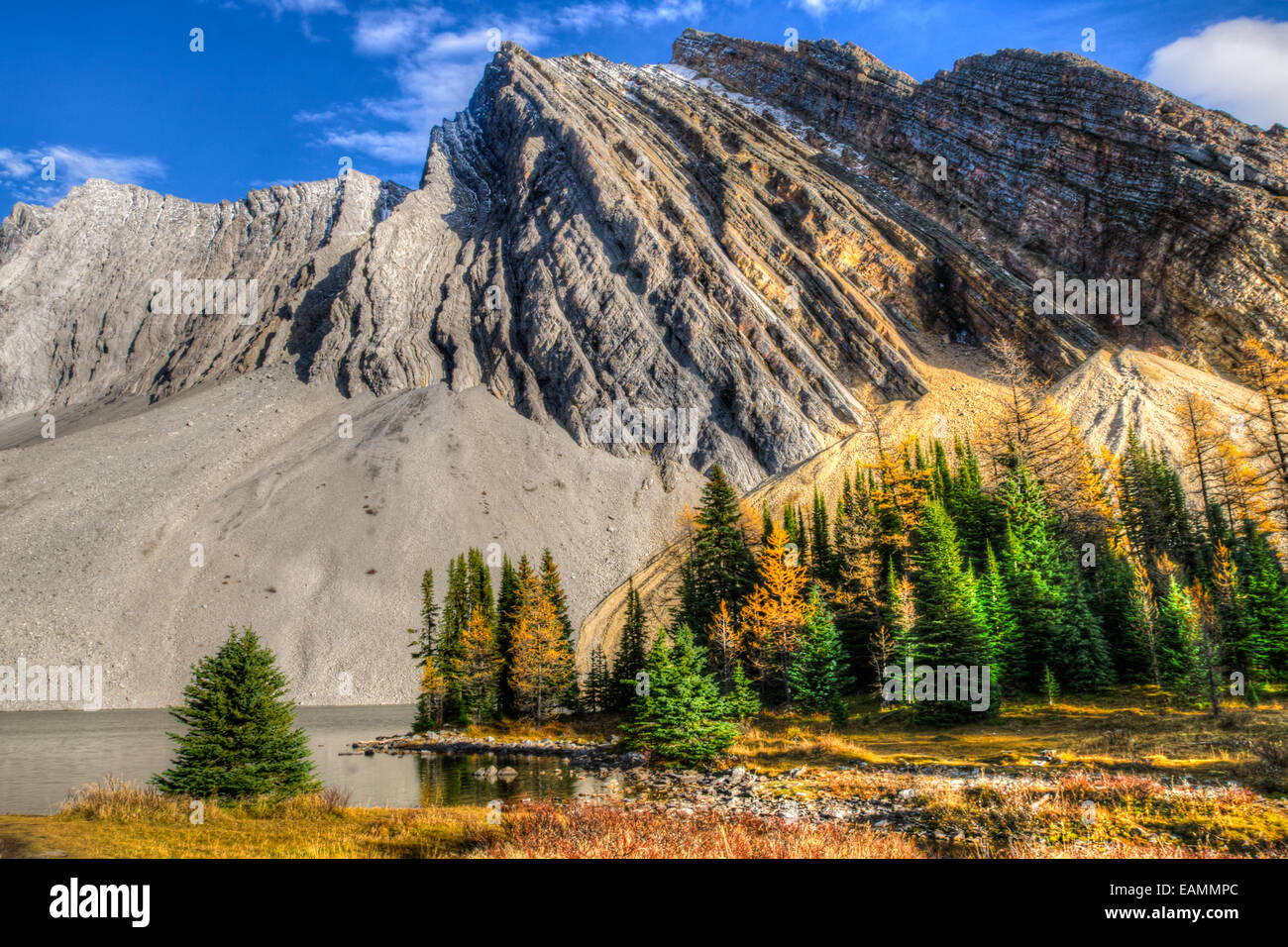 Scenic Landscapes of a high mountain lake, Chester Lake area of ...