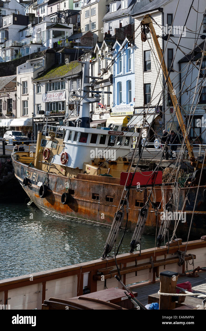 brixham trawler Harm Johannes - BM51, Oldest beamer left in the fleet ...