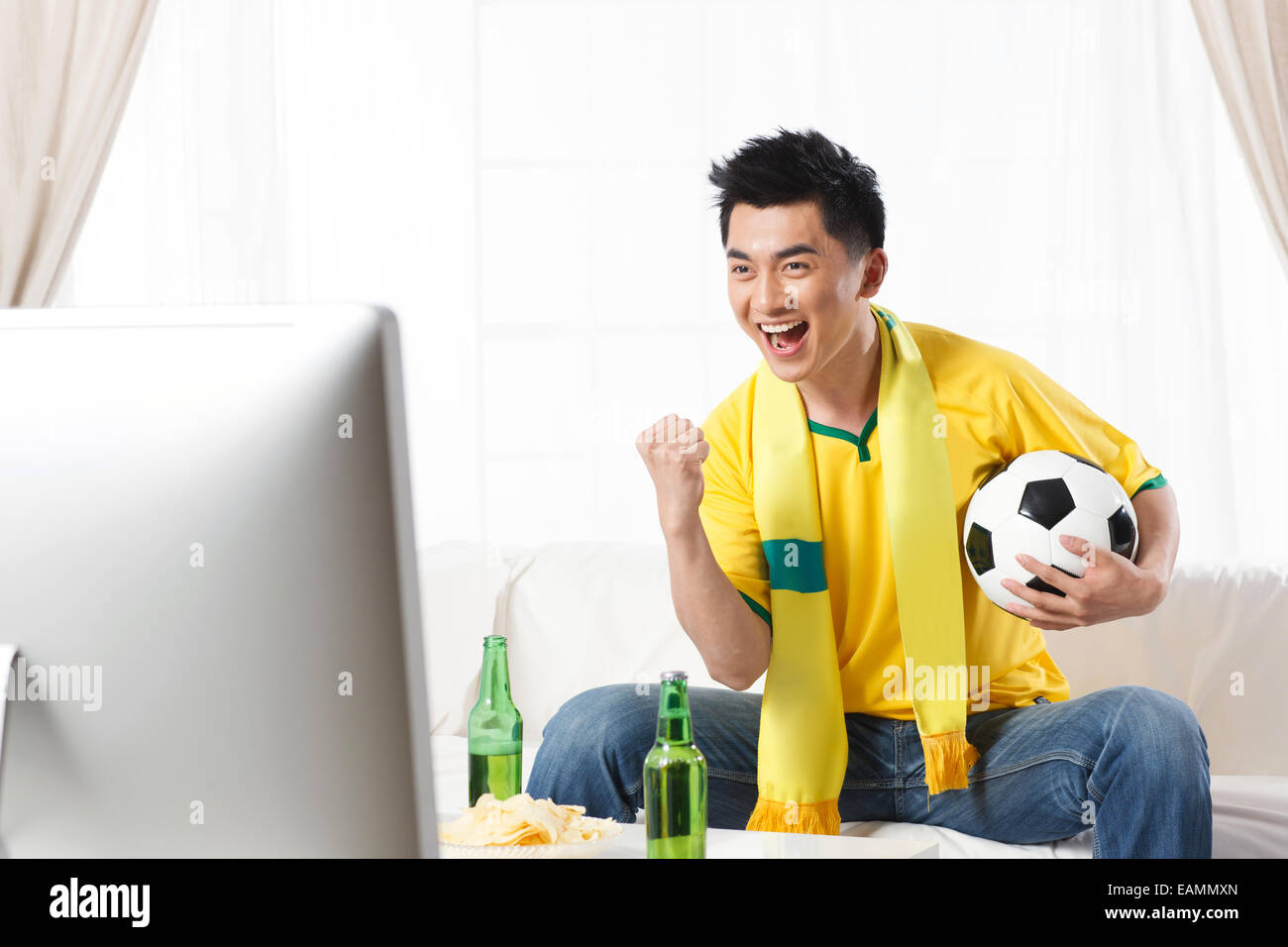 China's male fans Stock Photo - Alamy