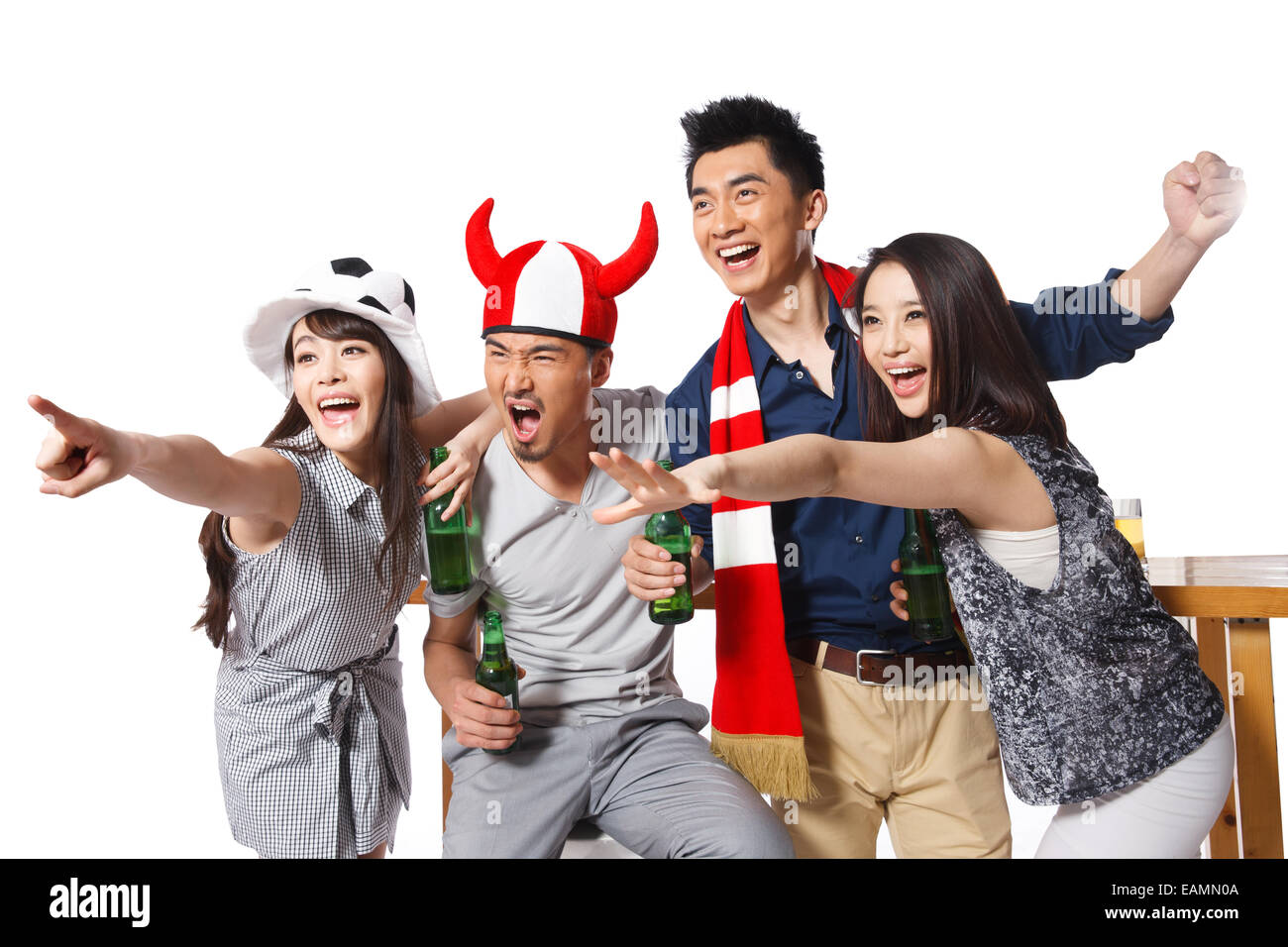 A bar of young fans Stock Photo - Alamy